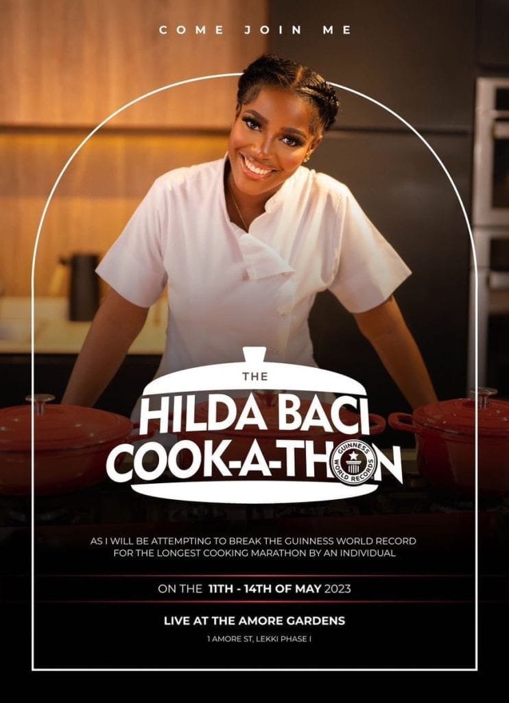 Nigerian chef, Hilda Baci, surpasses previous cooking marathon record ...