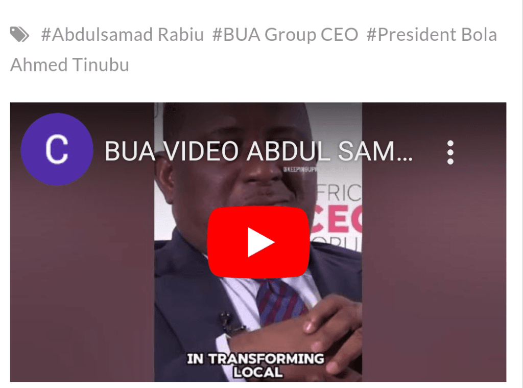 BUA Group CEO, Abdulsamad Rabiu Makes Over $7Billion from Sugar and ...