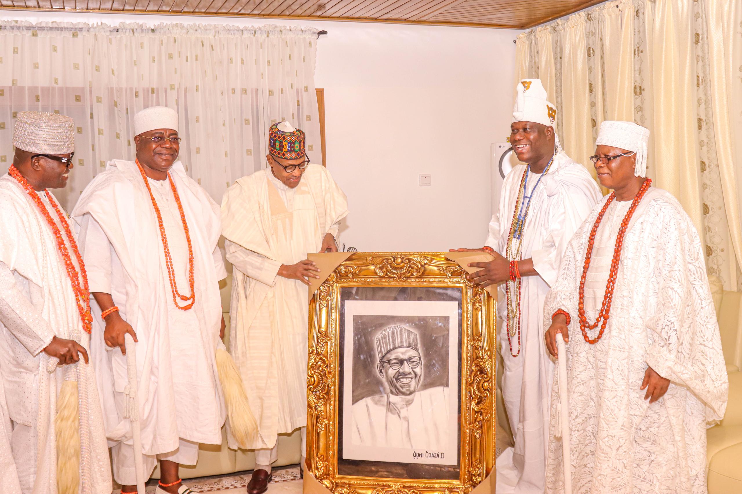‘Buhari is 30 Years Younger than his age’ says Ooni of Ife - Megastar ...