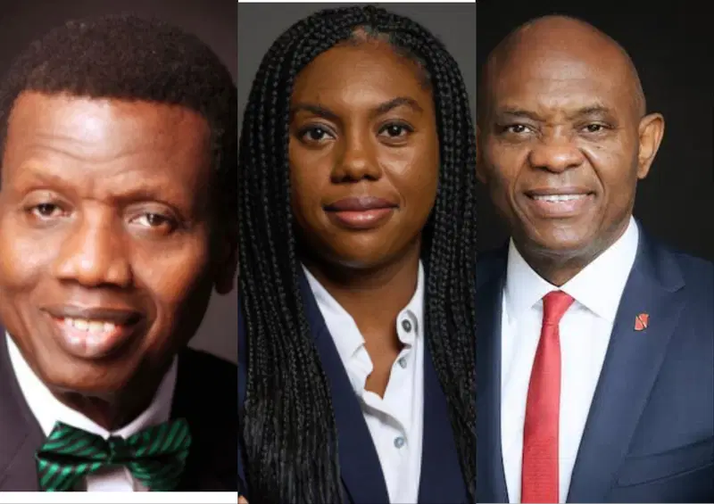 100 most reputable Africans: Adeboye, Badenoch, Elumelu make list ...