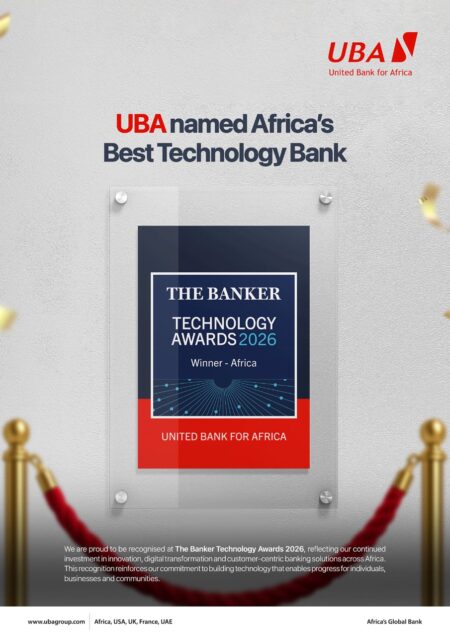 UBA Wins 2026 Banker Technology Award, Rolls Out Upgraded Mobile ...